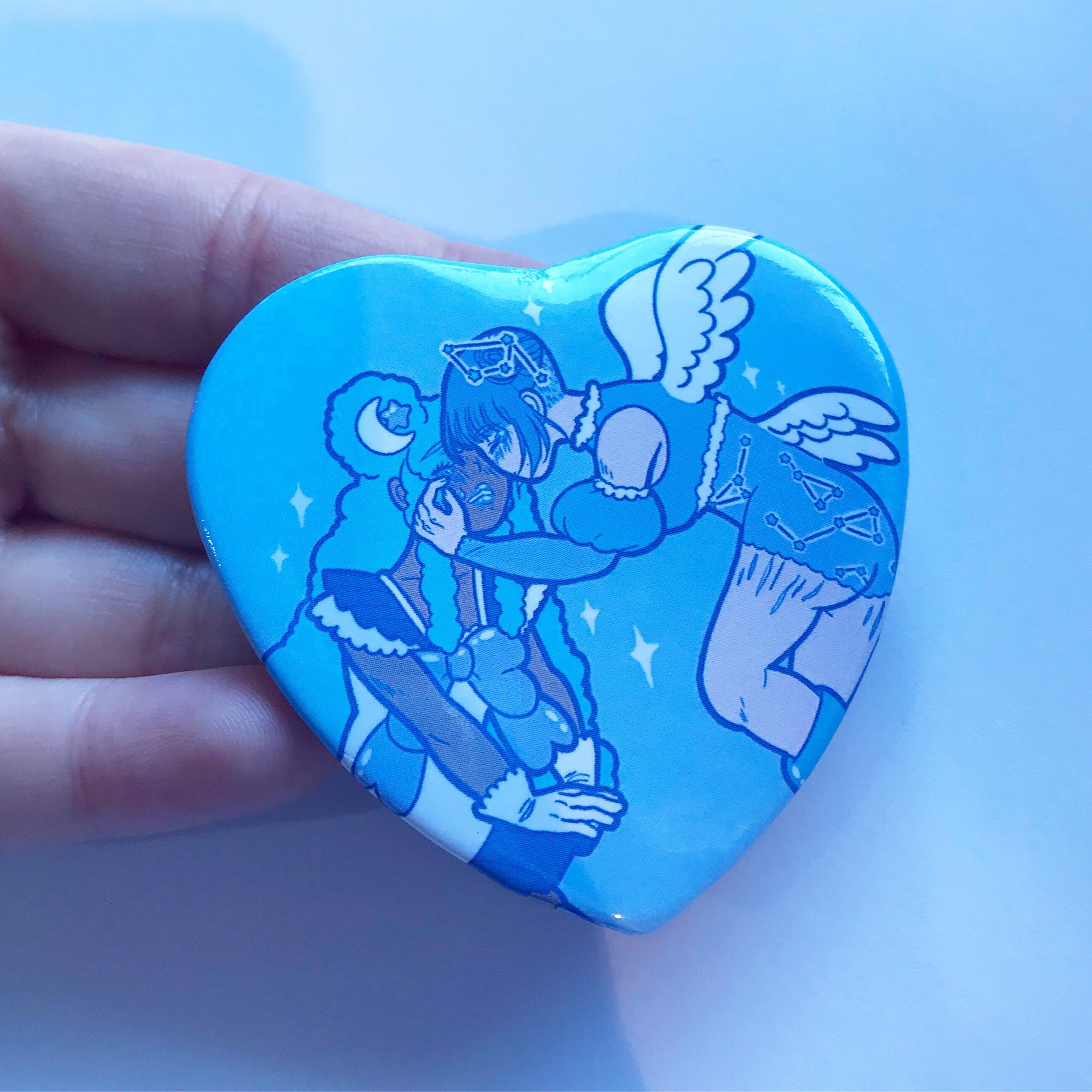 Goodbye Heart Badge | Etsy