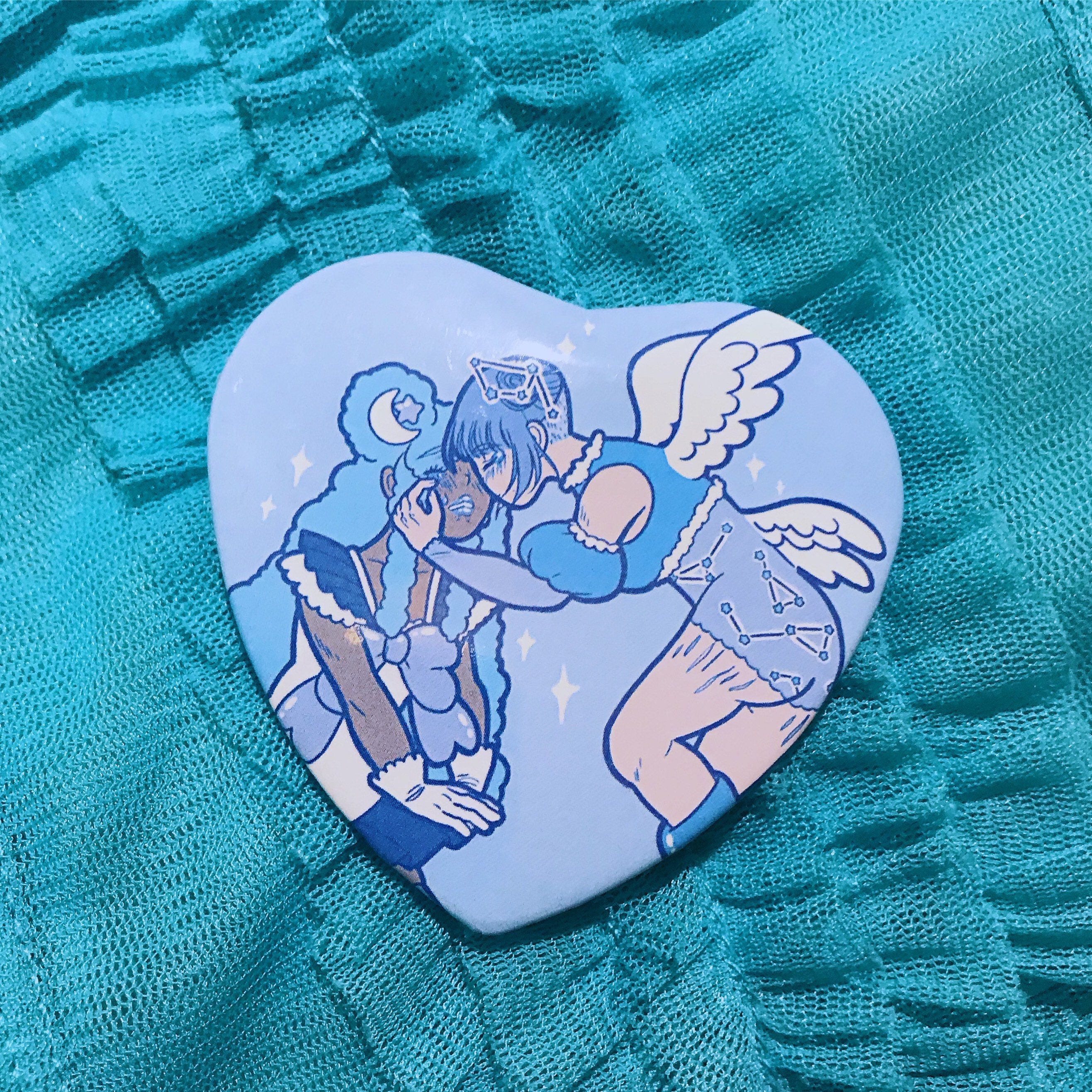 Goodbye Heart Badge | Etsy