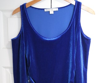 Blue velvet top | Etsy