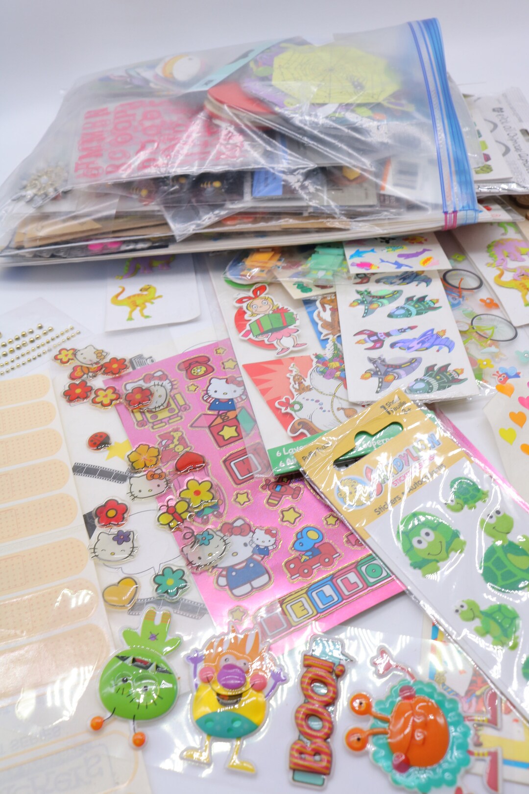 Vintage 90s 2000s Sticker Lot Paper Crafting Cardmaking Scrapbooking ...