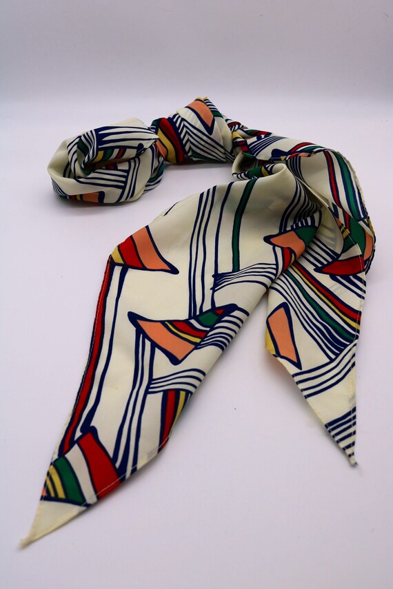 long vintage mod scarf - Gem