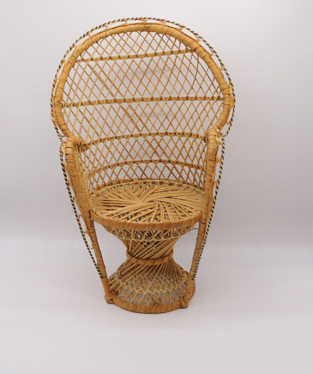 Small Wicker Chair - Etsy