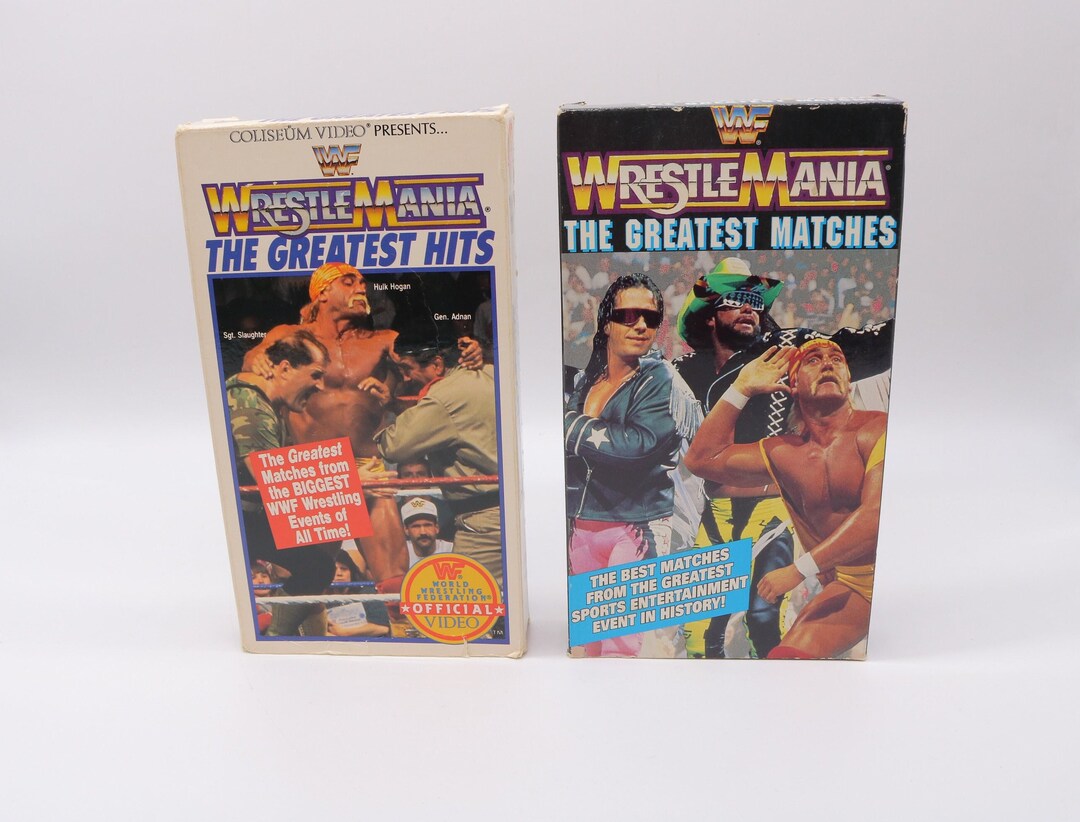 Vintage 90s Wrestlemania VHS - Etsy
