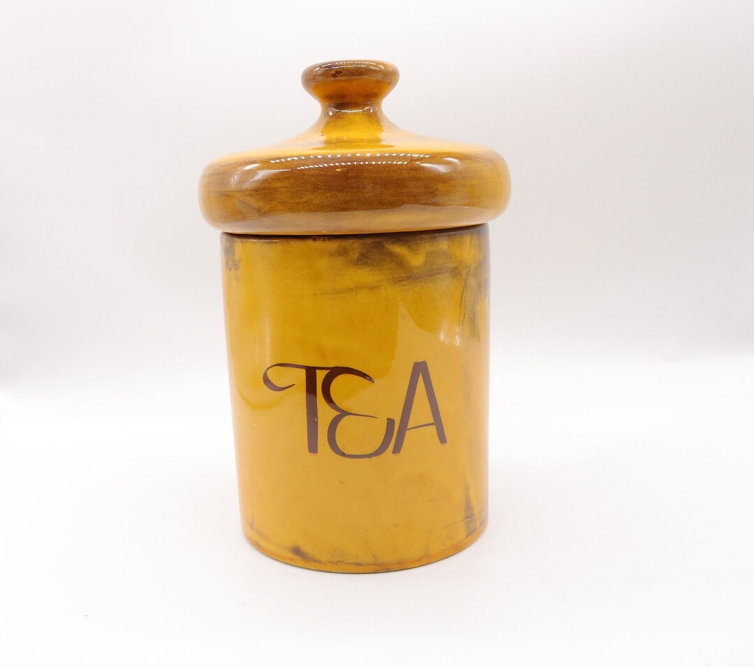 Vintage Ceramic Coffee Container - Etsy