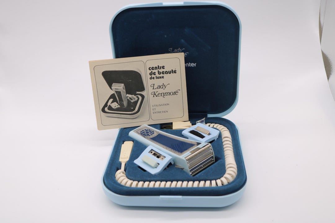 Vintage 60s 70s Lady Kenmore Deluxe Beauty Center Electric Shaver - Etsy