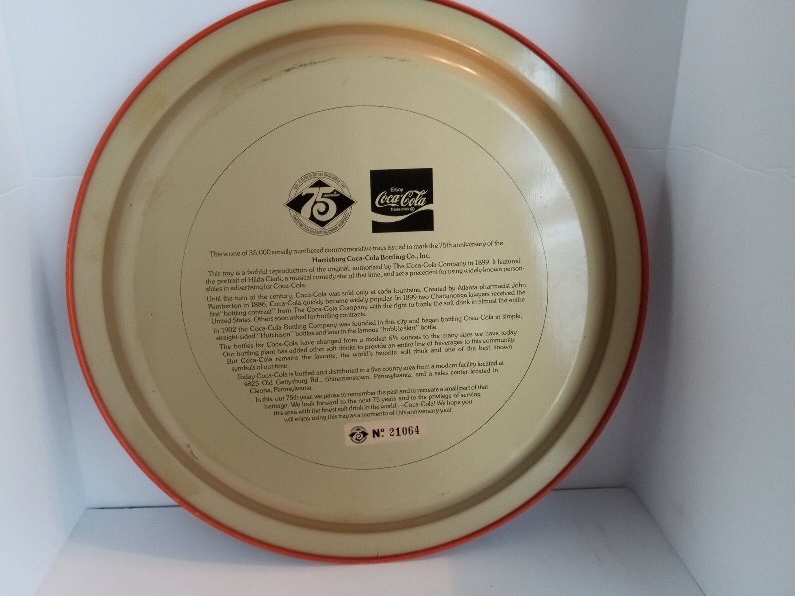 Coca Cola Commemorative Tray - Etsy