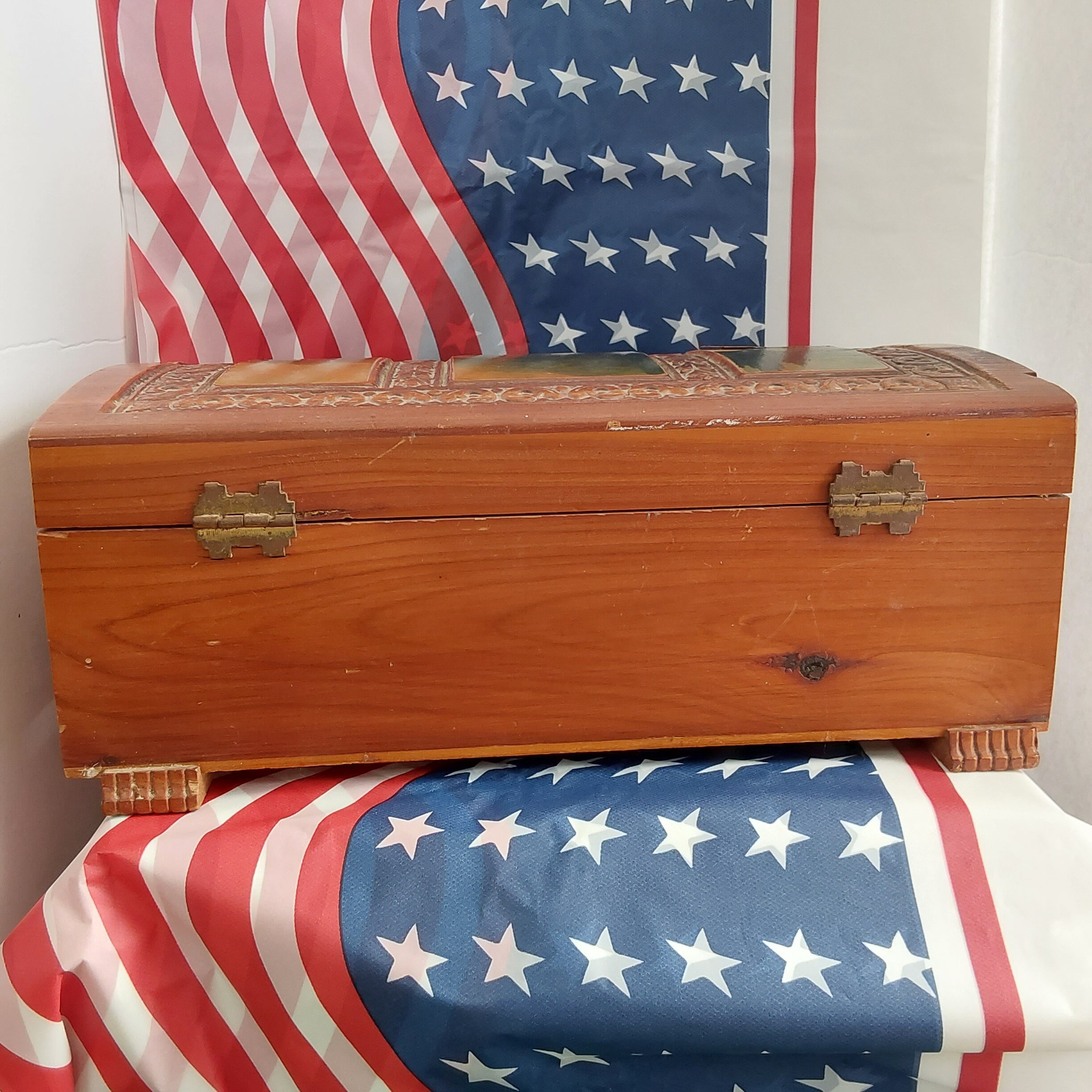 1930's Small Cedar Cest/box - Etsy