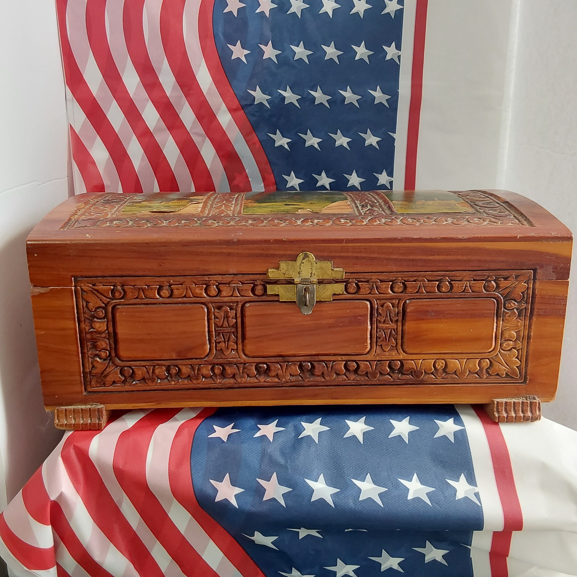 1930's Small Cedar Cest/box - Etsy