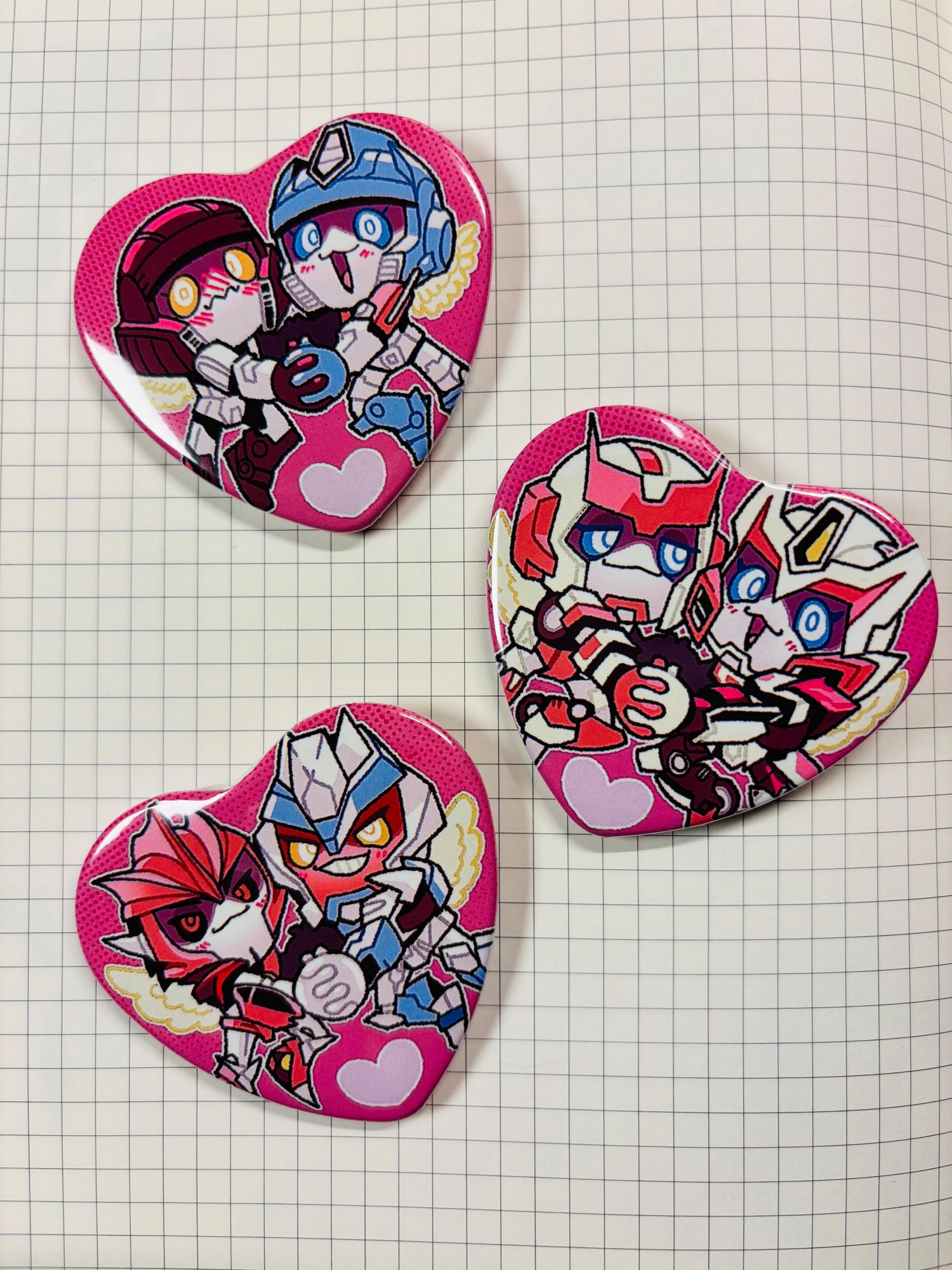 Transformers Valentine Themed Multi Ship Buttons - Etsy