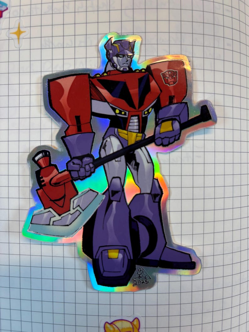 TFA Optimus Prime Sticker 4 Inch - Etsy