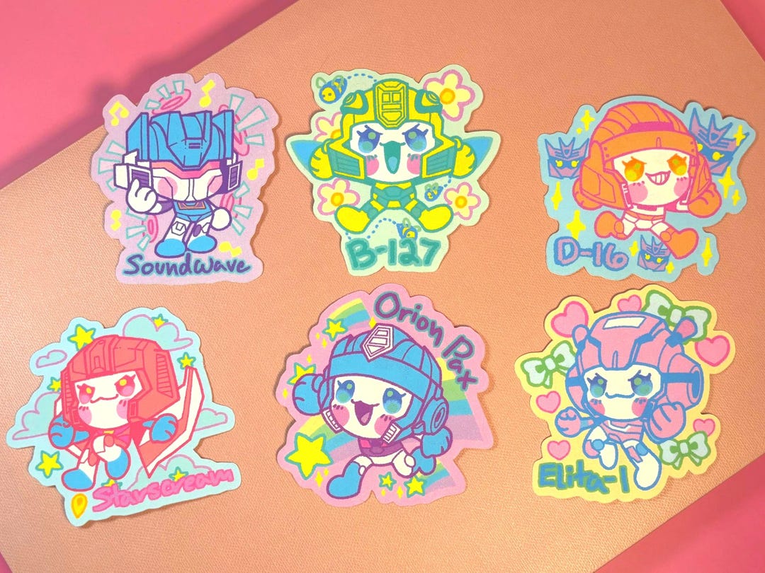 Transformers One Character Stickers 3 Inches in Size - Etsy