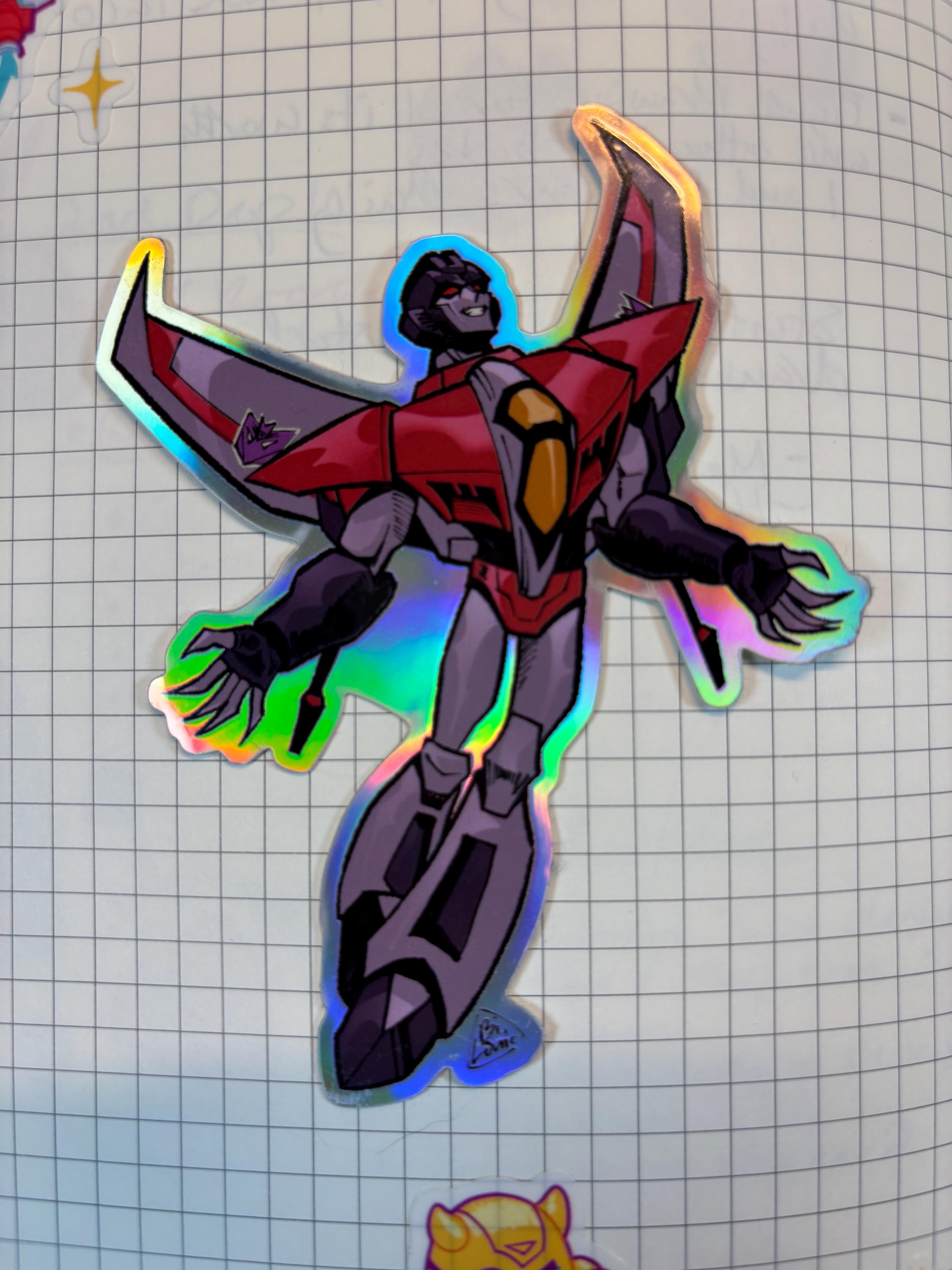 TFA Starscream Sticker 4 Inch - Etsy