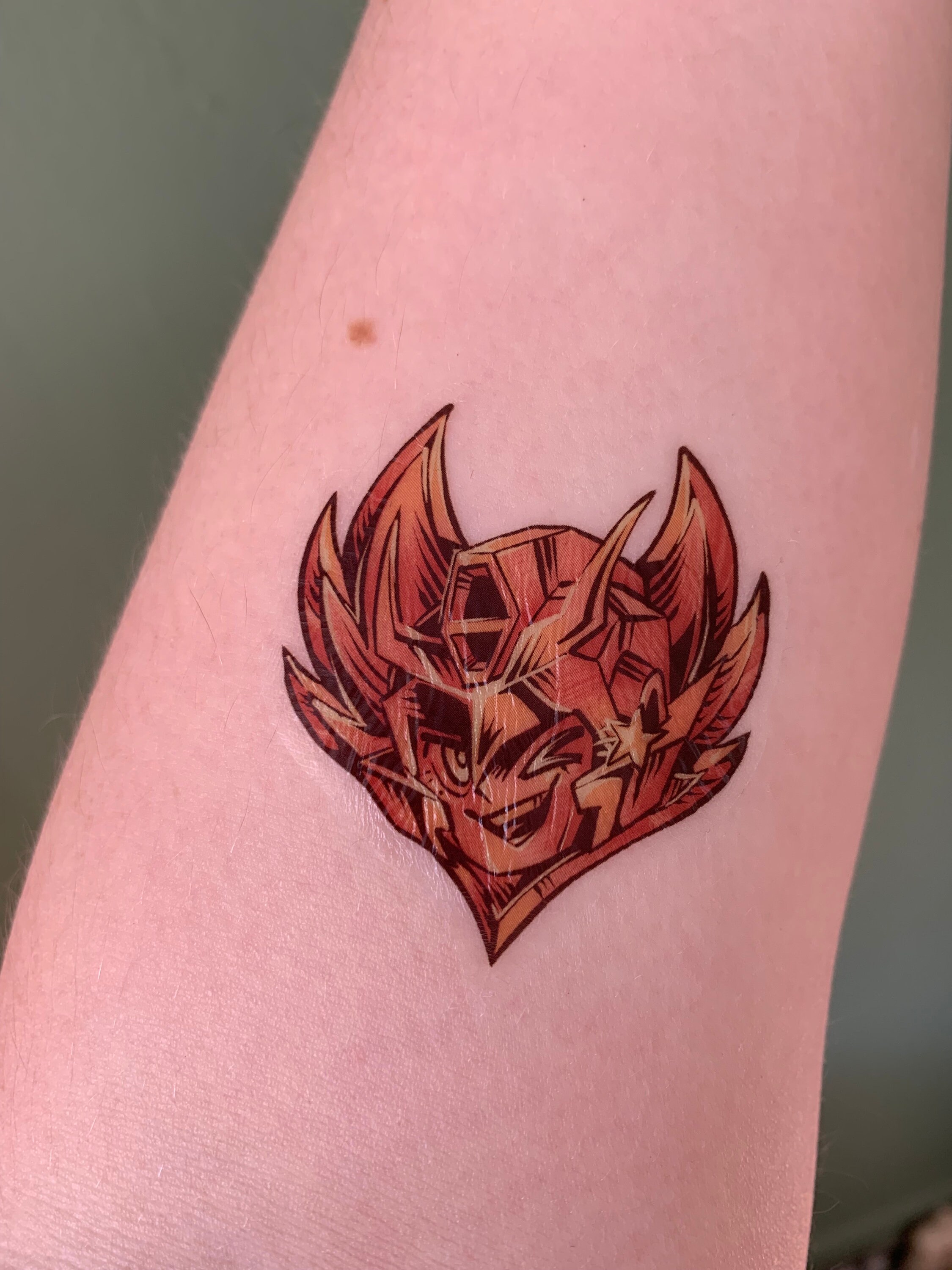 Rodimus Star Temporary Tattoo - Etsy