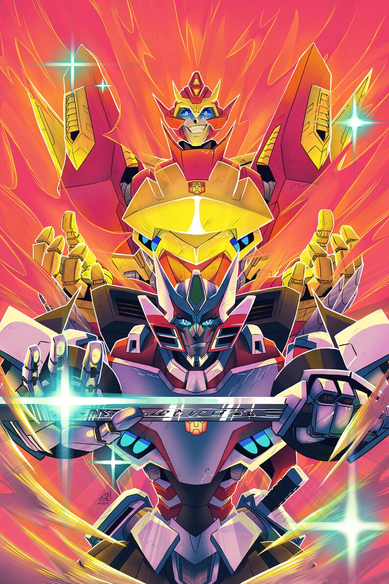 SALE Rodimus and Drift Print 40persent Off - Etsy