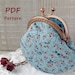 Frame Purse PDF Sewing Pattern, PDF Sewing Tutorial, DIY Coin Purse ...