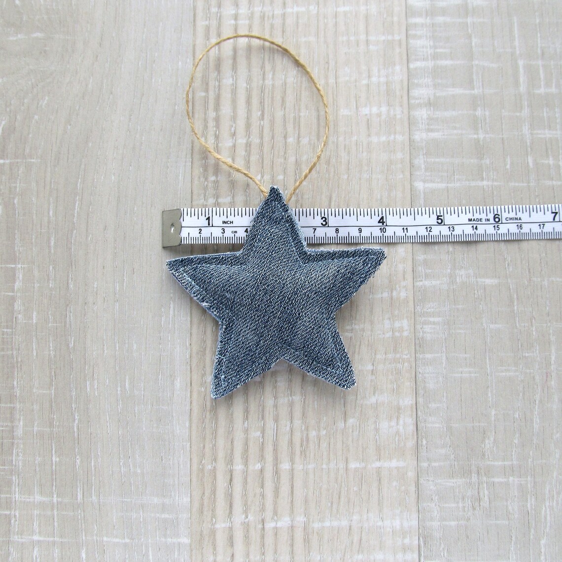 Denim Angels Blue Christmas Ornaments Tree Decorations Boho - Etsy