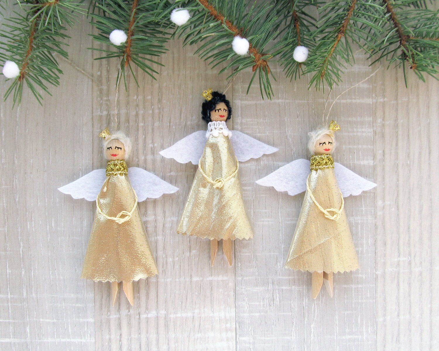 PDF Christmas Angel Tutorial Christmas Ornaments DIY - Etsy UK