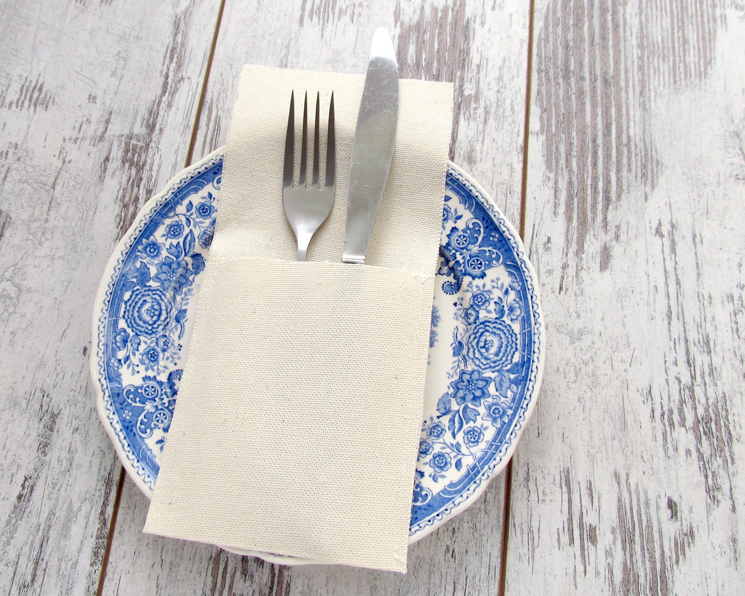 White Silverware Holders Wedding Table Decor off White - Etsy