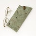 Buttons Eyeglass Green Case - Etsy