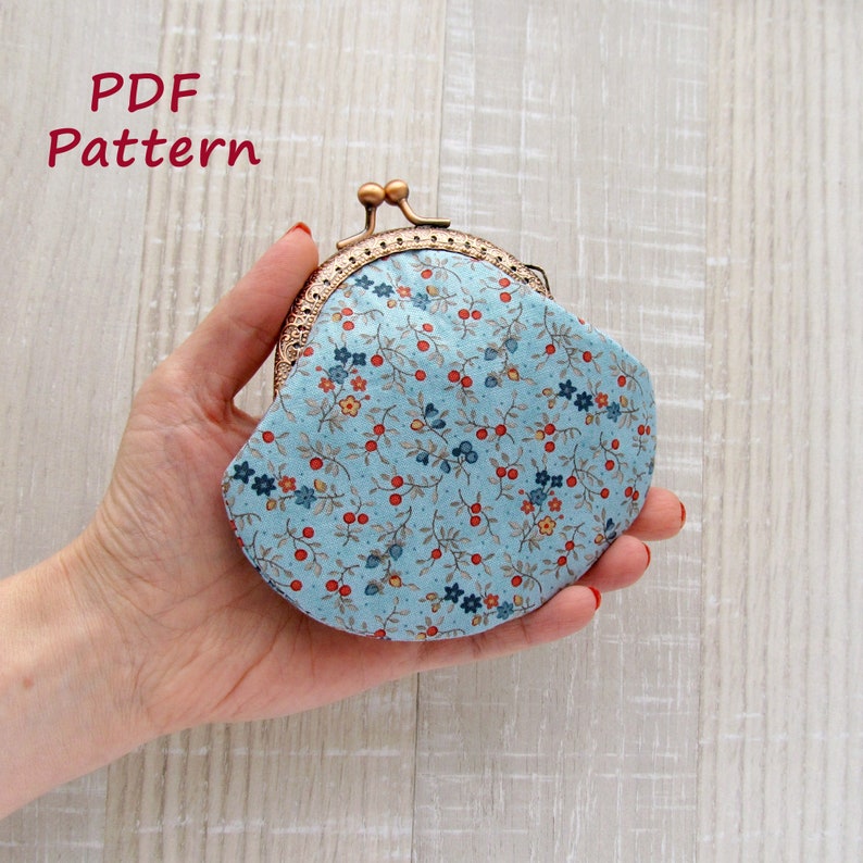 Frame Purse PDF Sewing Pattern PDF Sewing Tutorial DIY Coin - Etsy