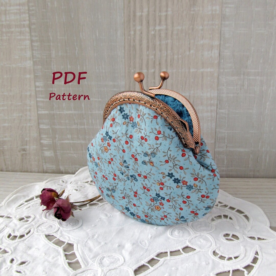Frame Purse PDF Sewing Pattern PDF Sewing Tutorial DIY Coin - Etsy
