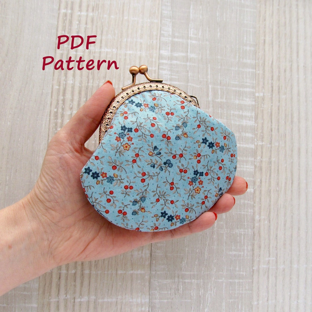 Frame Purse PDF Sewing Pattern, PDF Sewing Tutorial, DIY Coin Purse, Sewing Pattern Tutorial - Etsy