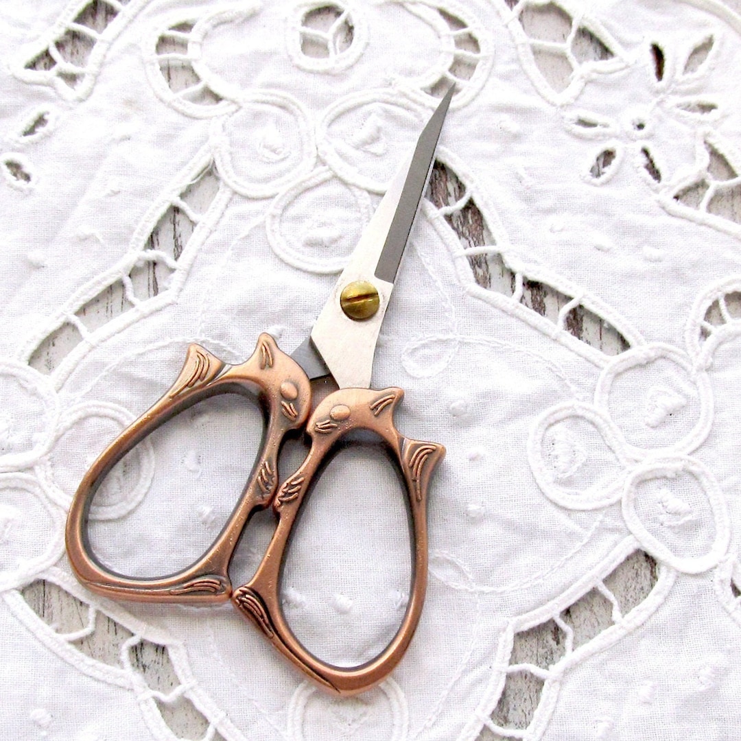 Embroidery Scissors, Squirrel Scissors, Animal Sewing Scissors, Antique ...