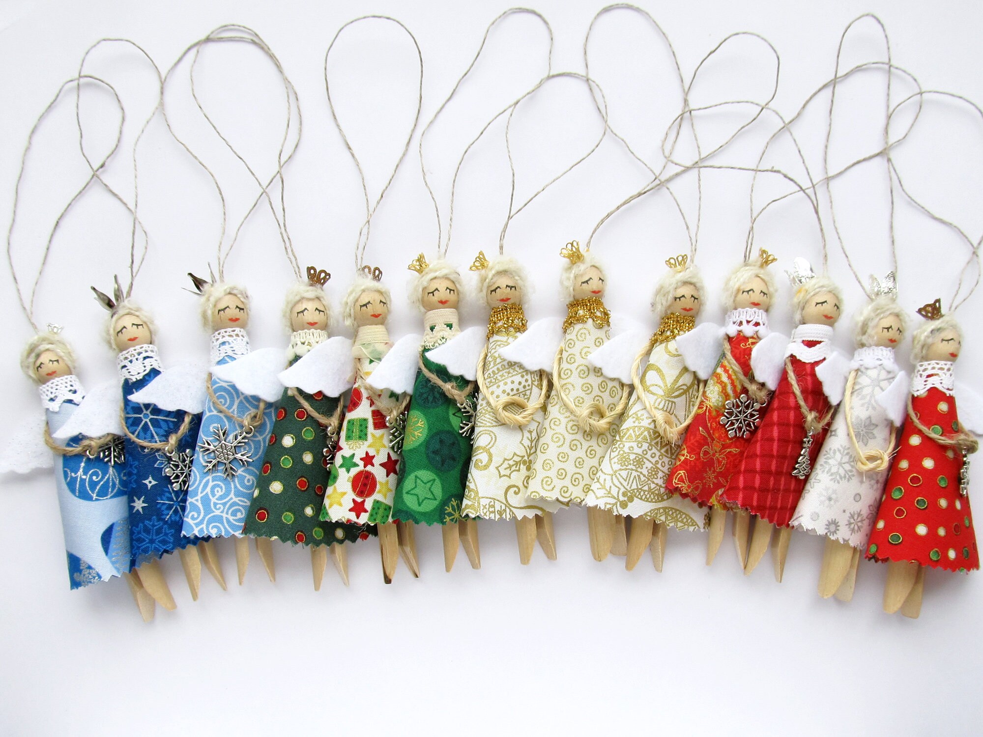 PDF Christmas Angel Tutorial Christmas Ornaments DIY - Etsy UK