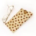 Soft Glasses Case, Floral Eyeglass Case, Beige Glass Holder, Buttons ...