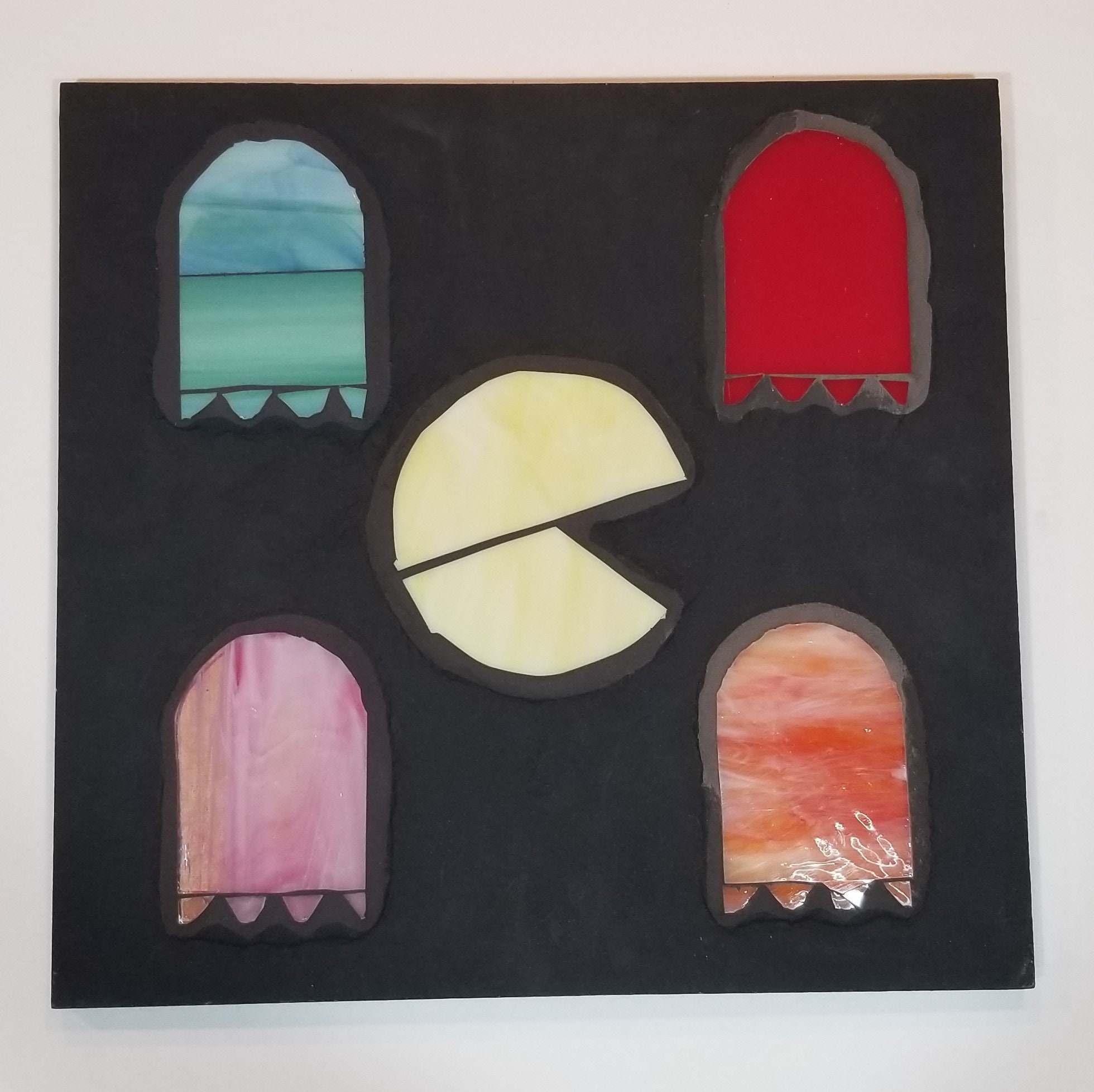 Pac Man Glass Mosaic - Etsy