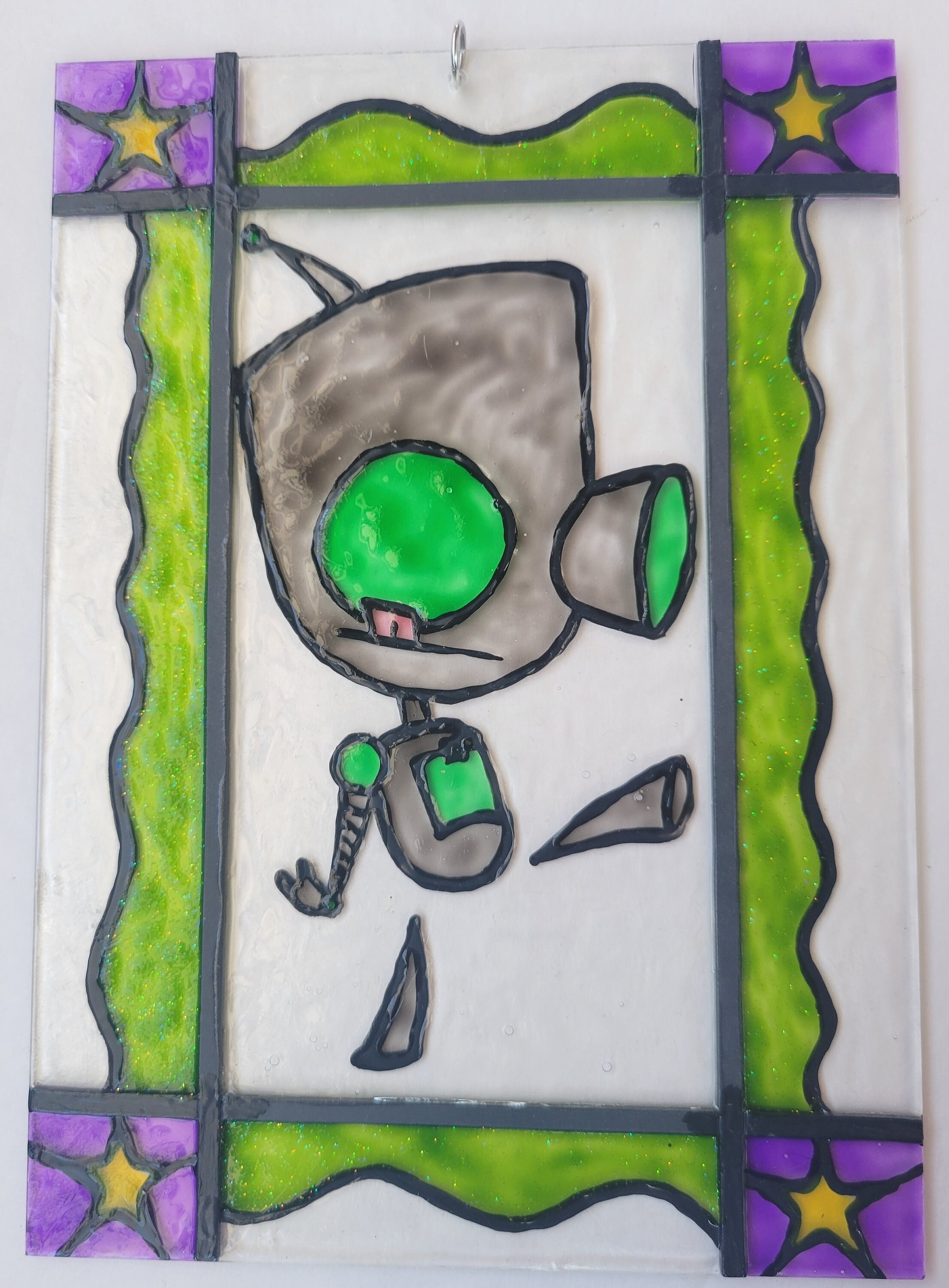 GIR Robot Stained Glass Painting - Etsy