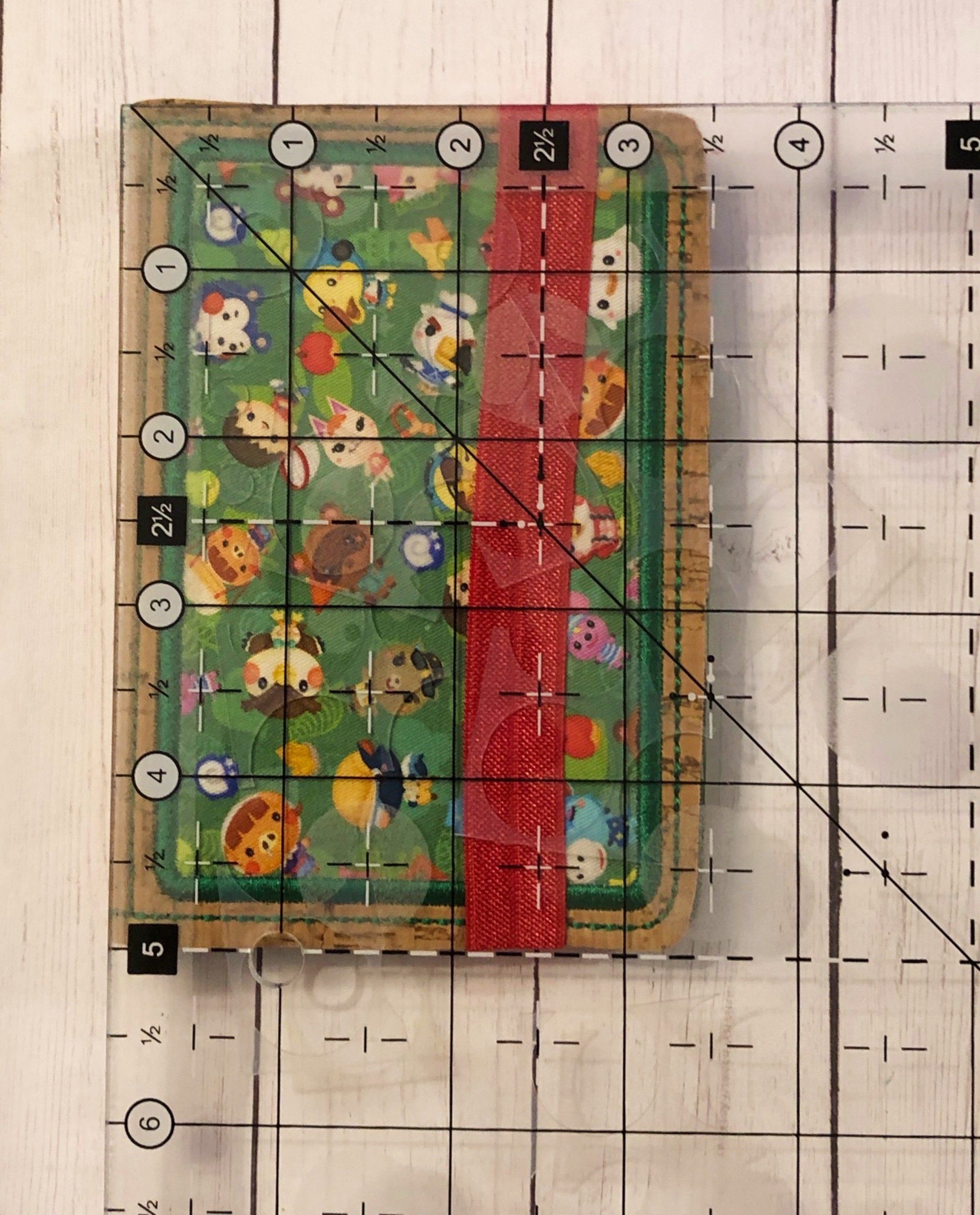 Mini Composition Book Cover - Tiny Animals on Green - Etsy