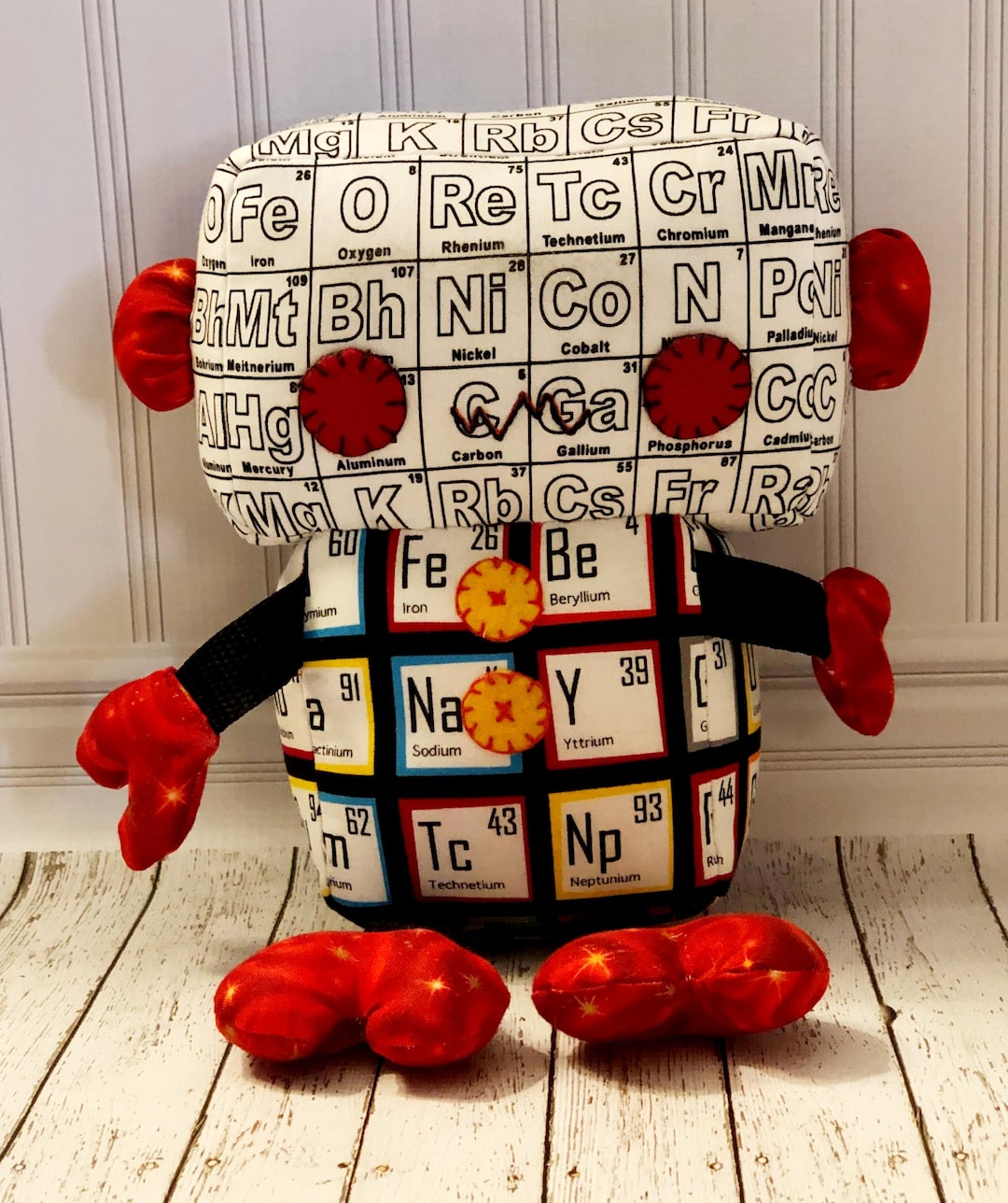 Periodic Table Robot Stuffed Animal - Science Plush Toy - Etsy