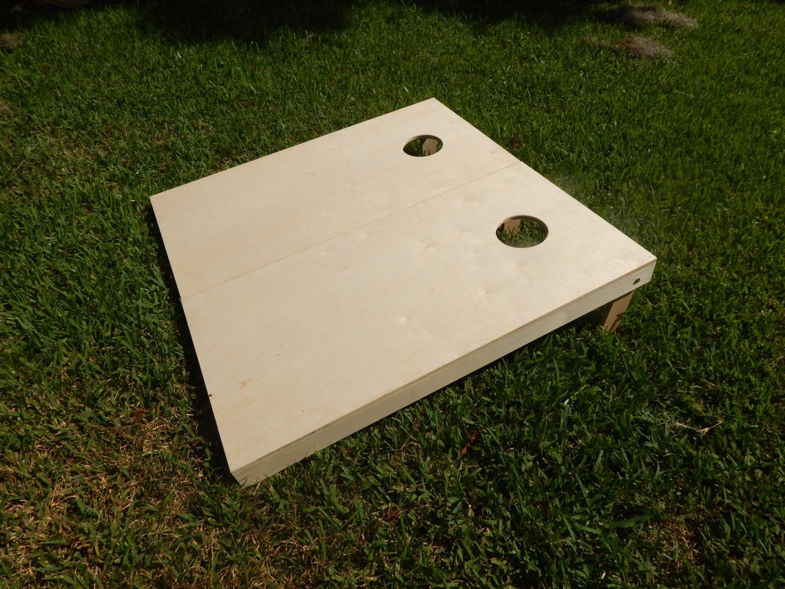 Unfinished Corn Hole Board Set With Bags and Free Tote Bag | Etsy