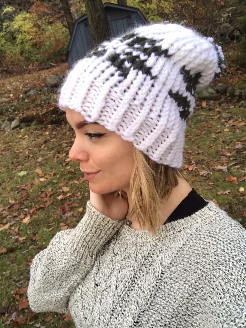 Knit Winter Beanie - Etsy