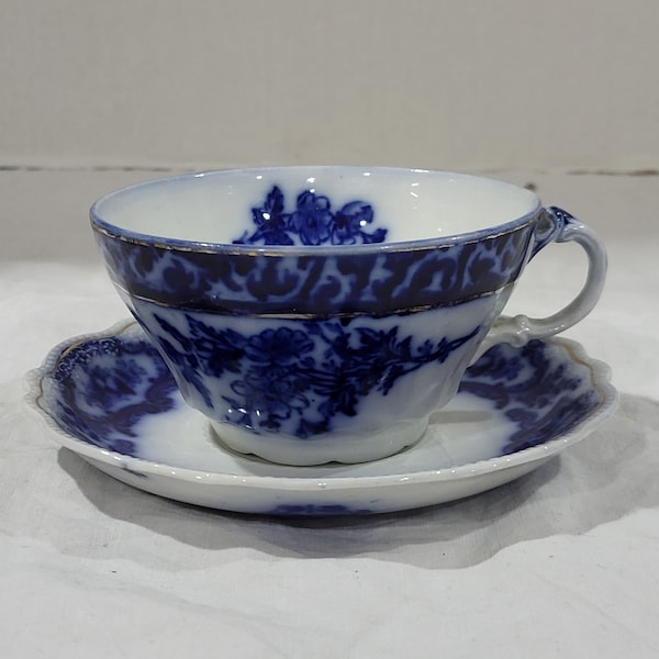 Flow Blue Tea Cup - Etsy