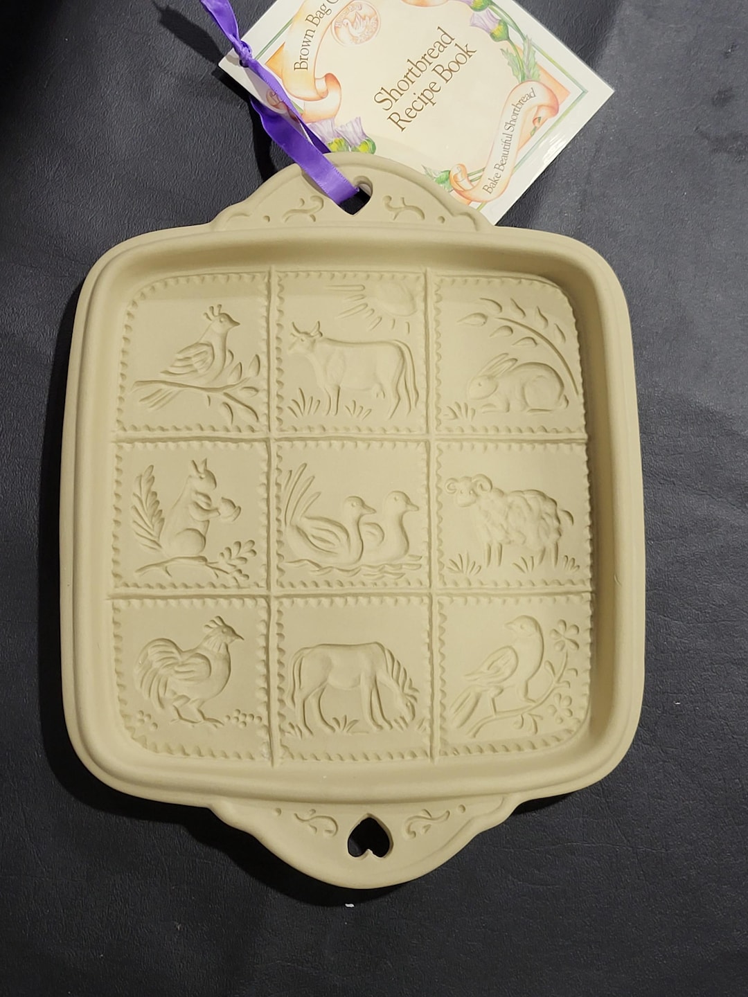 Hill Design Stoneware Shortbread Cookie Mold, New - Etsy