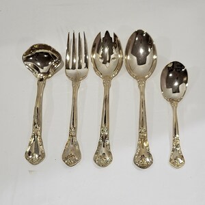 Vintage Godinger Silver Art Co., Grand Master Goldtone Silverware, 59 ...