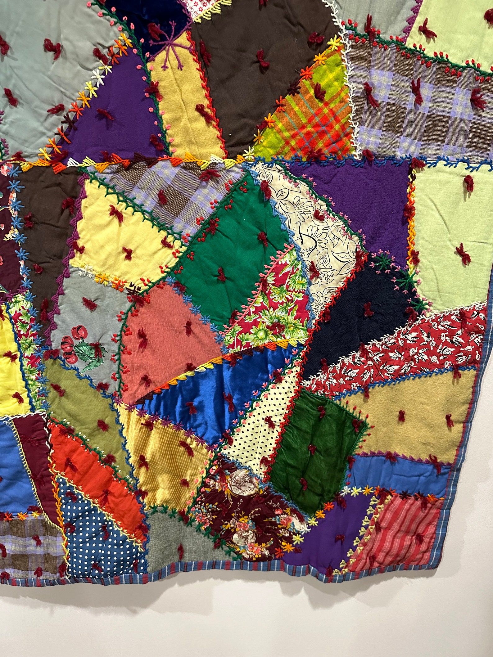 1940s Patchwork CRAZY Quilt - Etsy