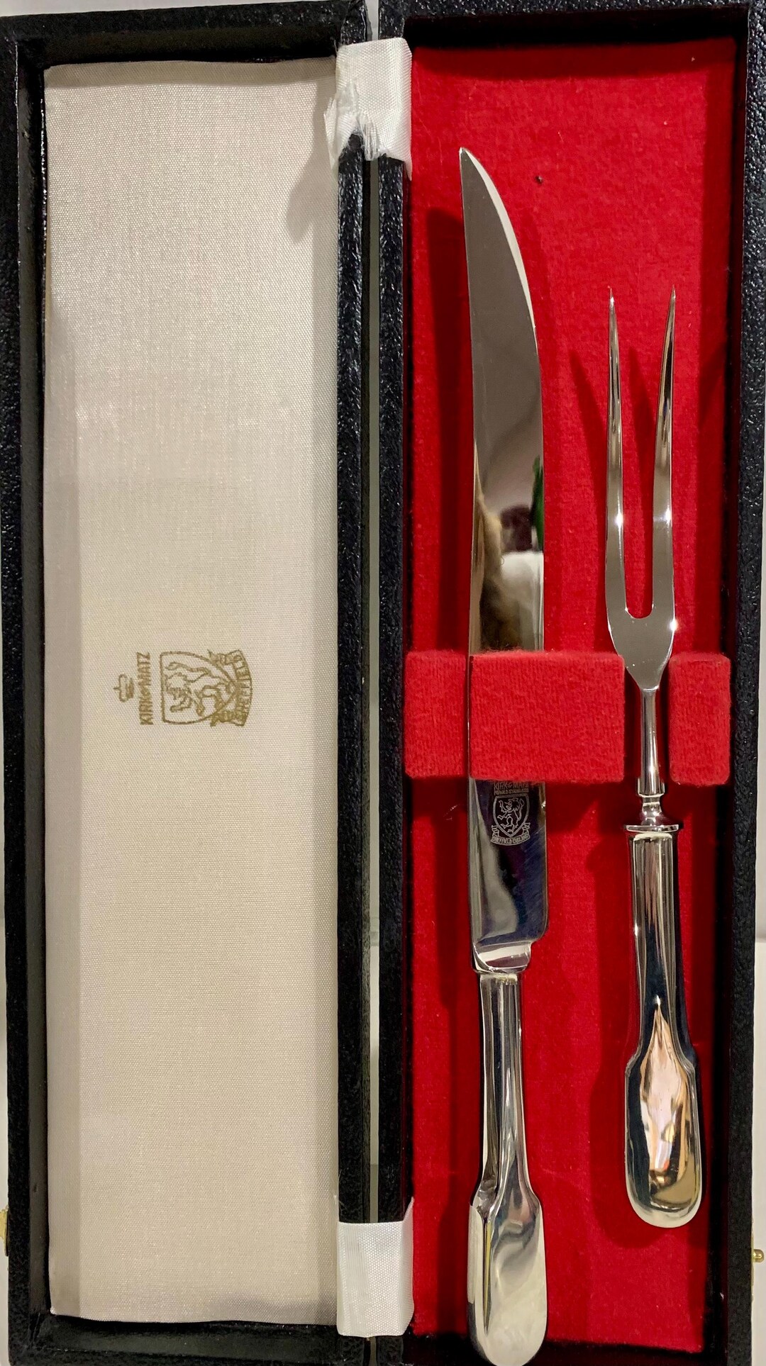 Vintage Kirk & Matz 2-piece Sheffield Carving Set Made in England. New ...