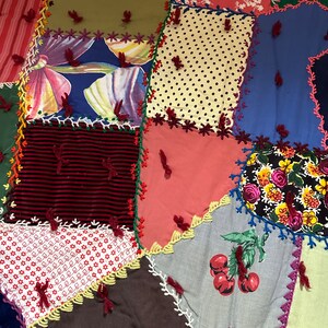 1940s Patchwork CRAZY Quilt - Etsy