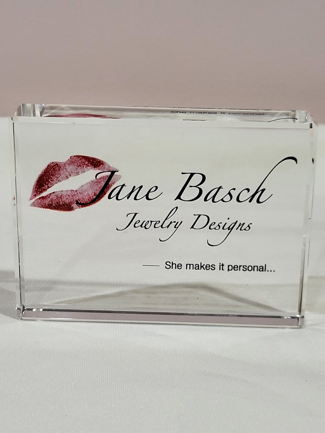 Jane Basch Jewelry Design Plague - Etsy