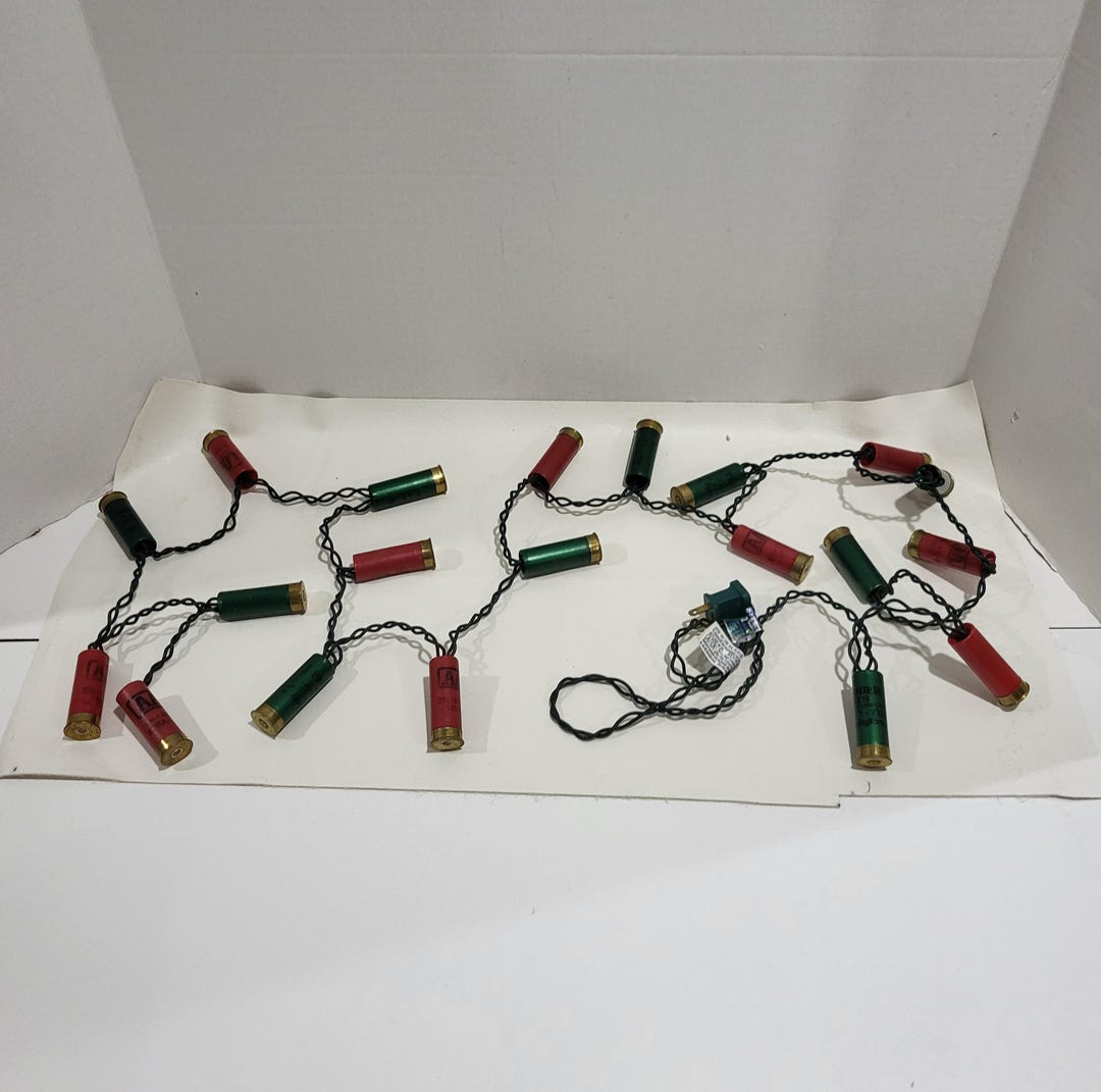 Shotgun Shell String Christmas Lights, Pre-owned - Etsy
