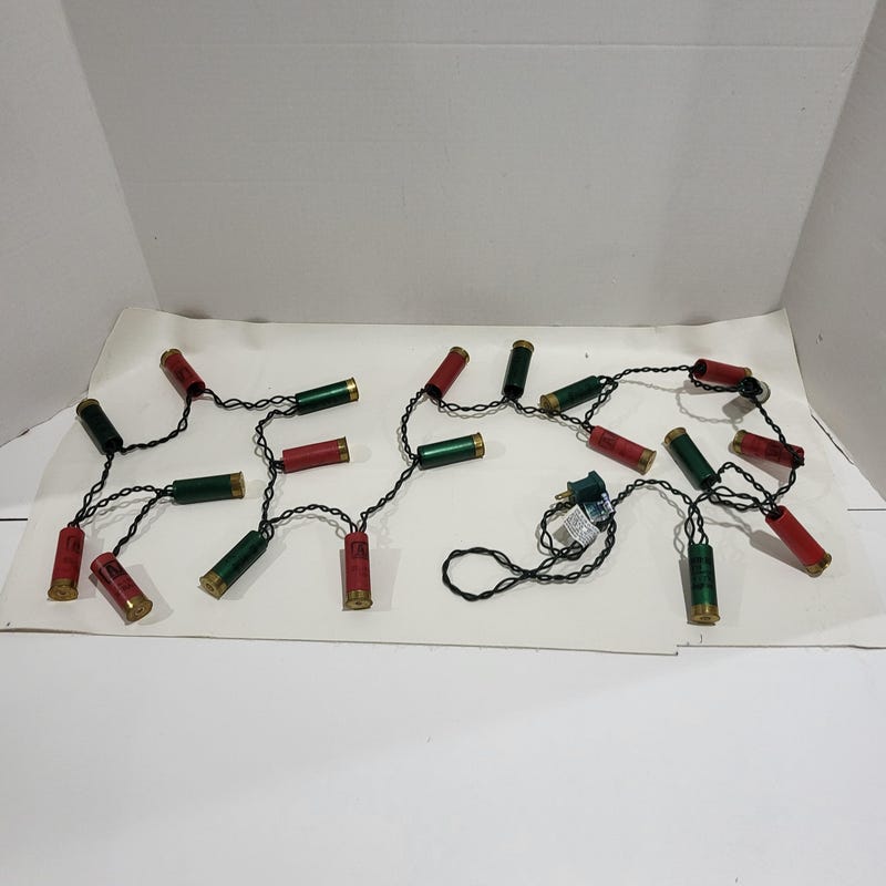 Shotgun Shell Christmas Lights - Etsy