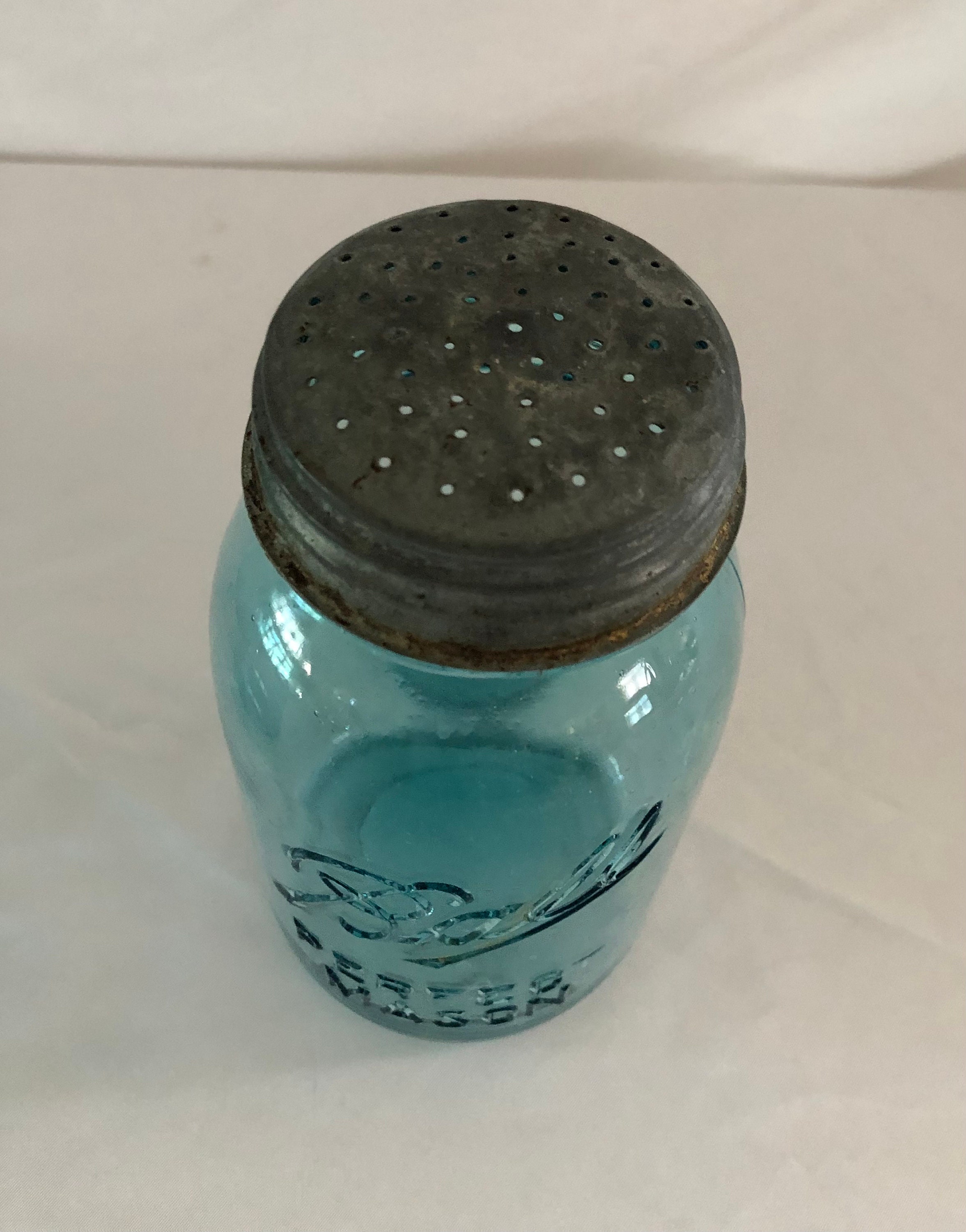 Vintage Ball Perfect Mason Aqua Jars & Liddell 4 - Etsy