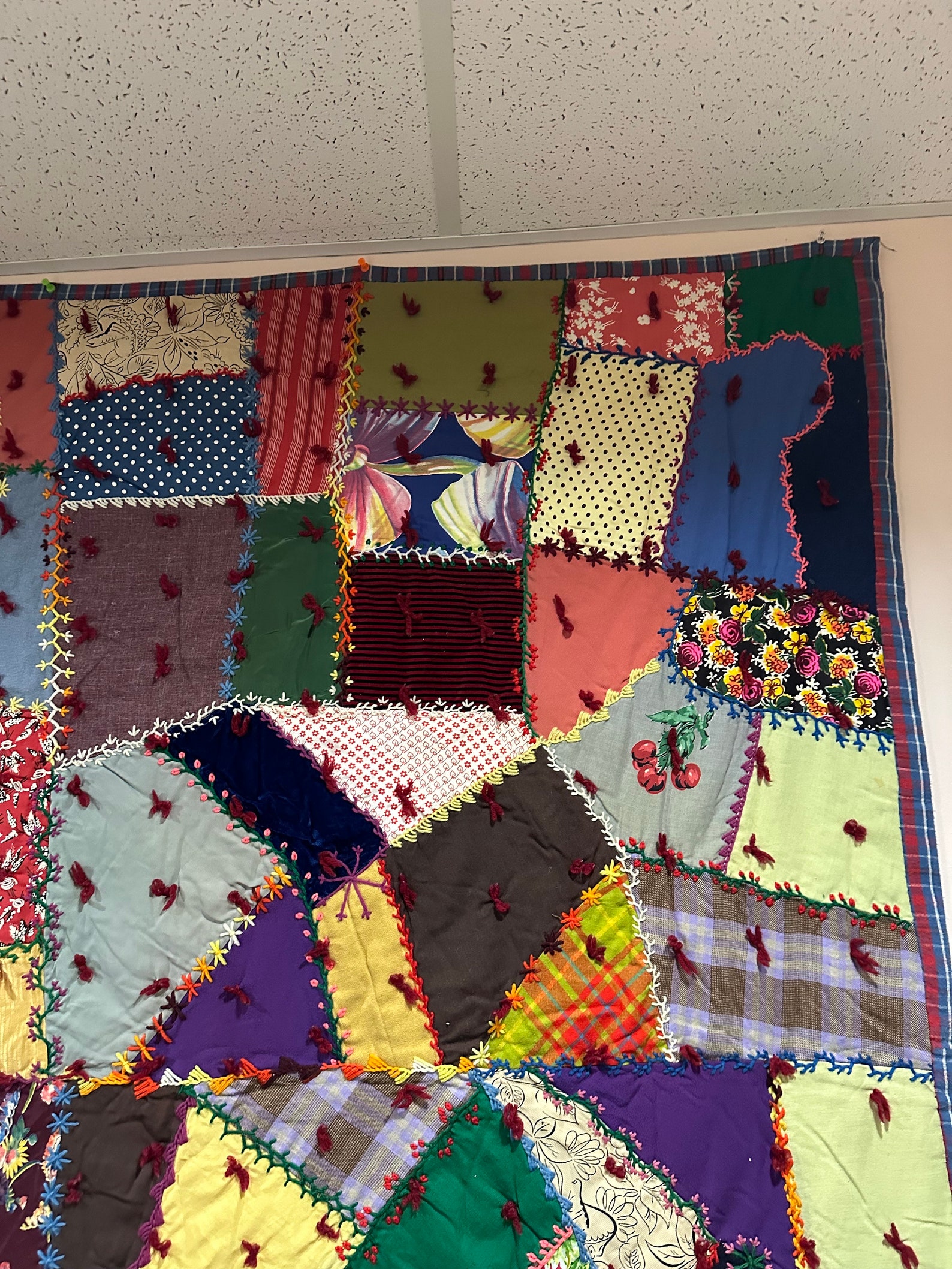 1940s Patchwork CRAZY Quilt - Etsy