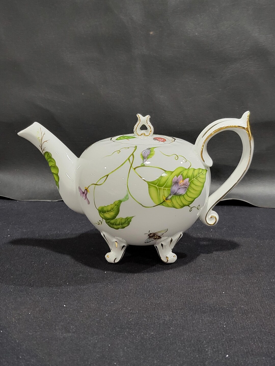 I. Godinger &co. Jardin Teapot, Pre-owned - Etsy