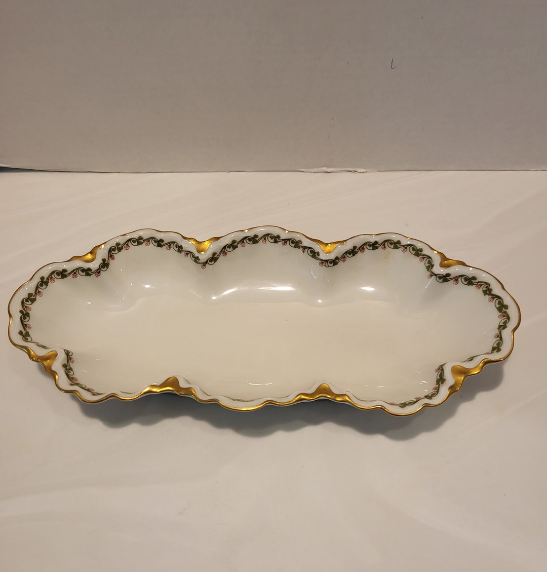 Haviland Limoges China Clover Leaf Celery Dish - Etsy