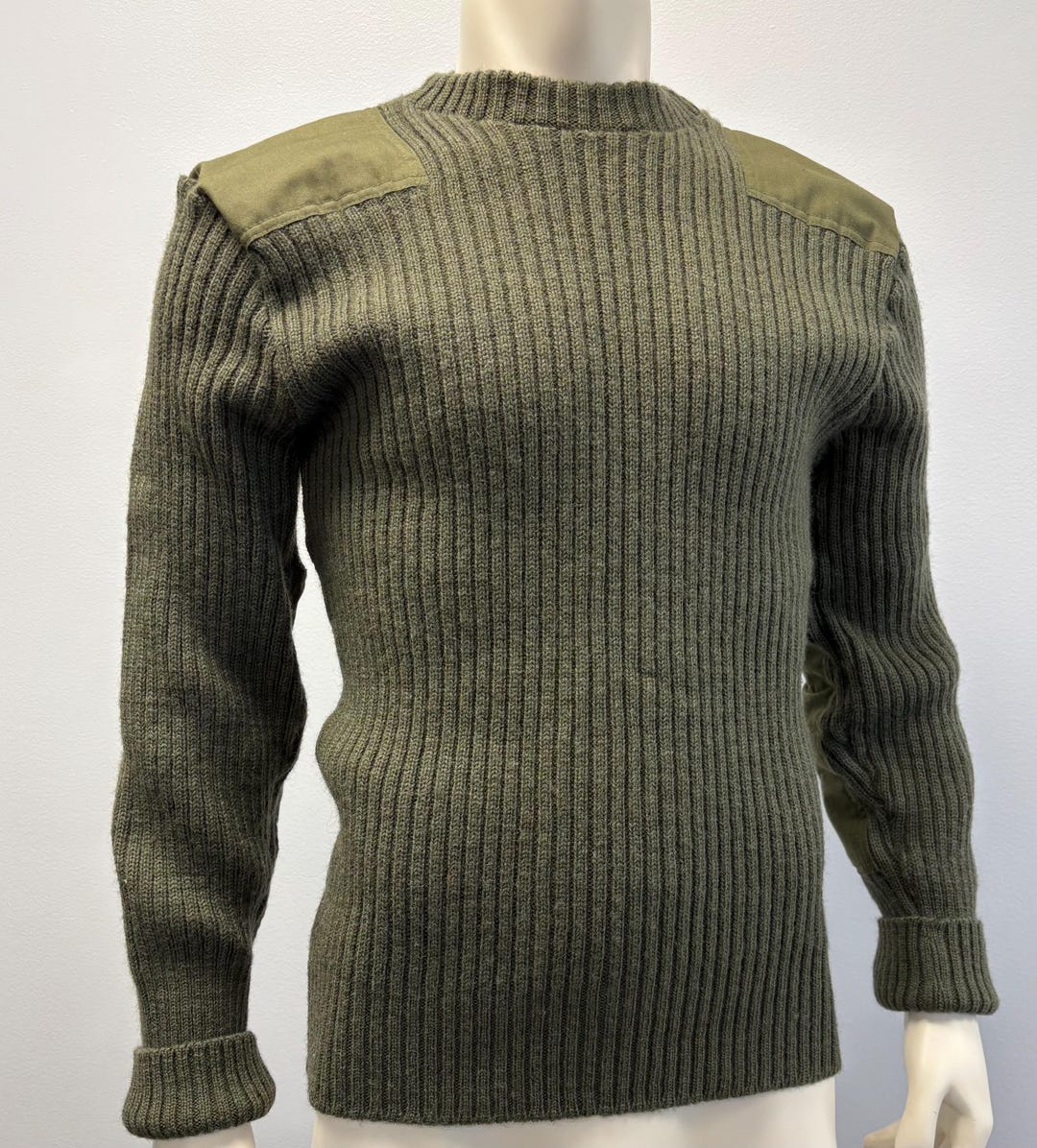 USMC Military Surplus Wool Commando Sweater. Size XL. Color is Military Green. EUC. - Etsy