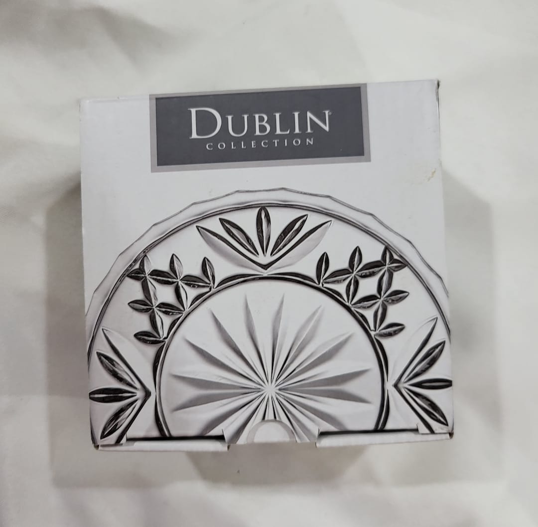 Godinger Dublin Crystal Collection Set of 4 Coasters - Etsy